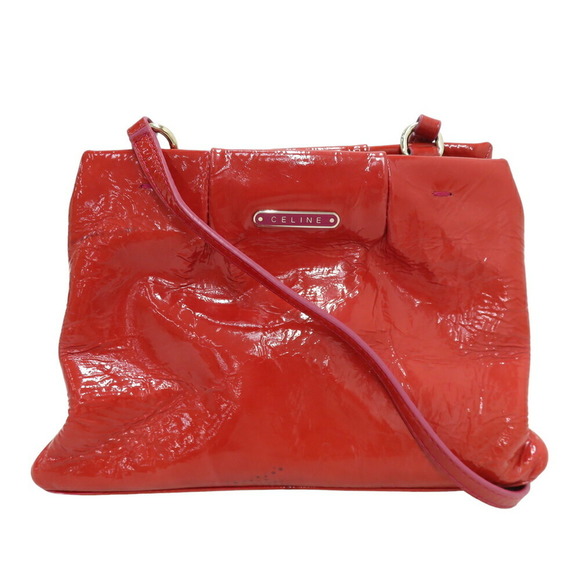 Celine | Bags | Celine Mini Shoulder Bag Enamel Orange | Poshmark